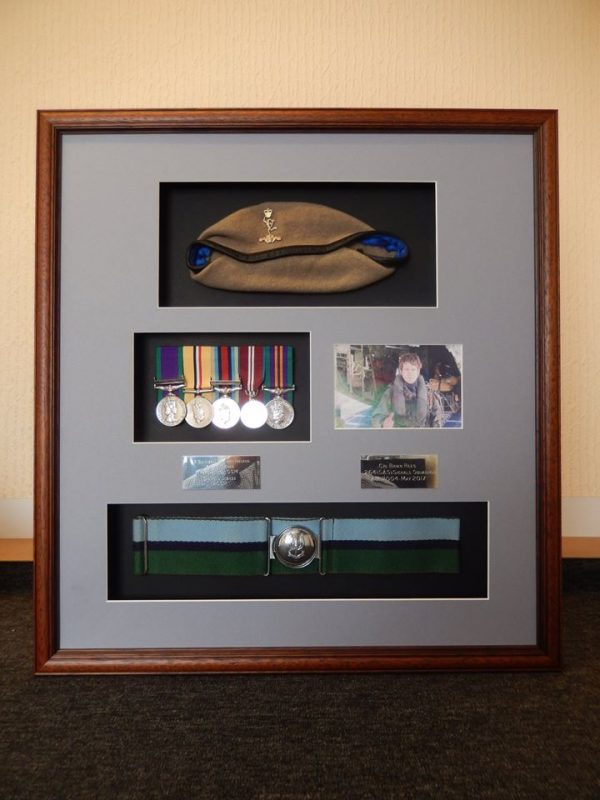 Military Frame for Retired SAS Soldier - Bevian 3D Picture Frames